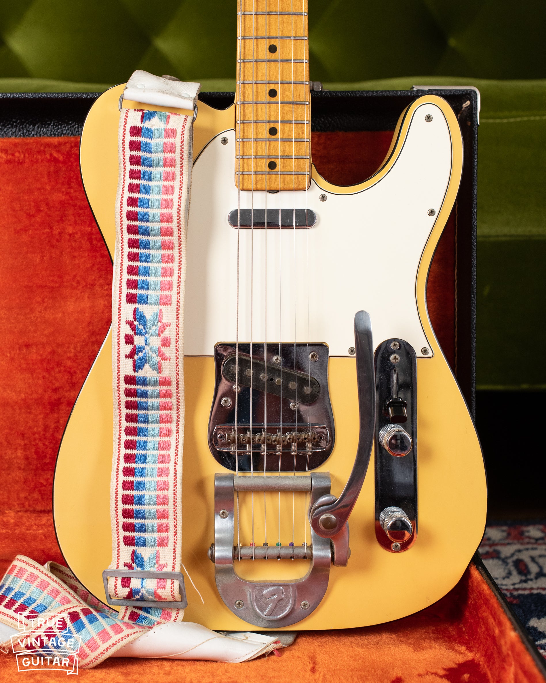 1968 Fender Telecaster Custom Blond Black Binding – True 1968 Fender Telecaster Custom Blond Black Binding – True