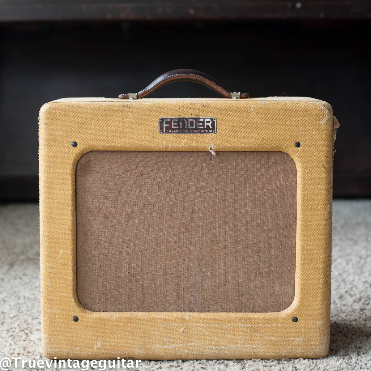 Vintage 1950 Fender Deluxe Amp Tweed 5A3 – True Vintage Guitar