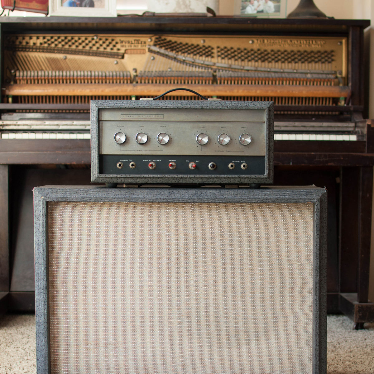 Vintage 1966 Silvertone 1483 guitar amplifier – True Vintage Guitar