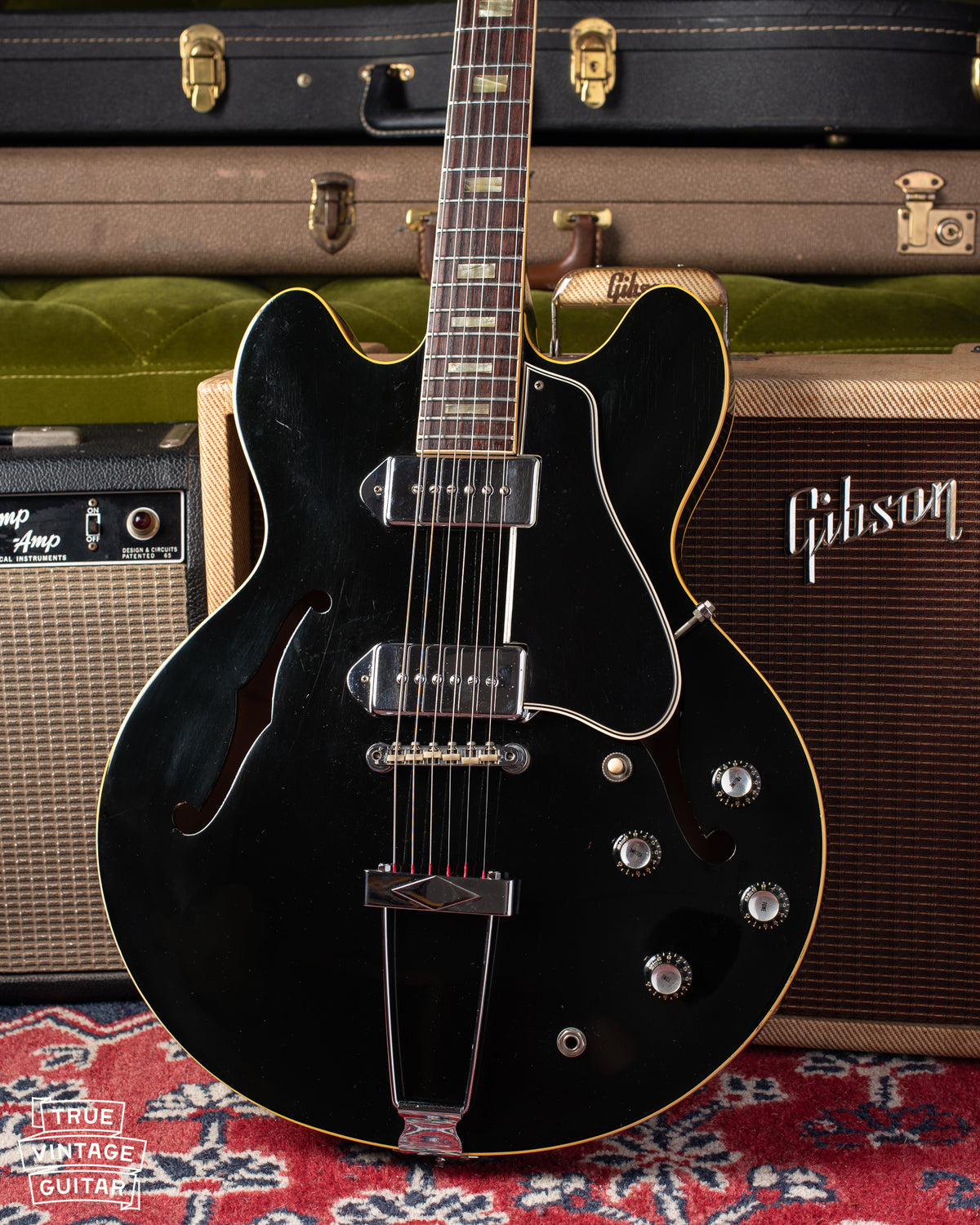 Matty Healy's Factory Black 1966 Gibson ES-330 – True Vintage Guitar