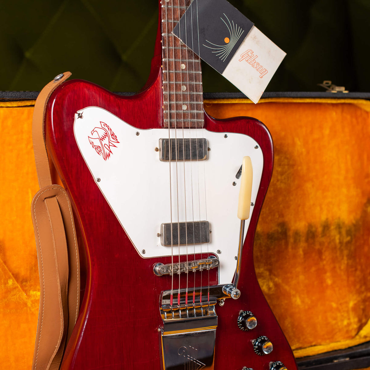 Gibson Firebird V 1965 Cherry Red – True Vintage Guitar