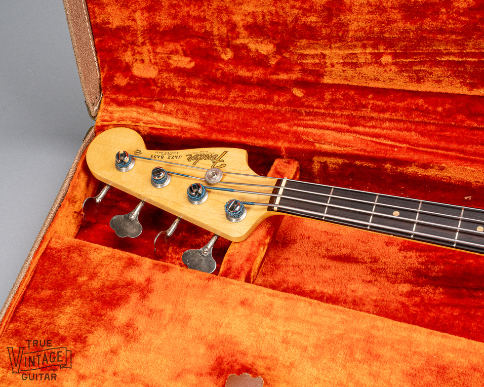 1962 Fender Jazz Bass Black – True Vintage Guitar