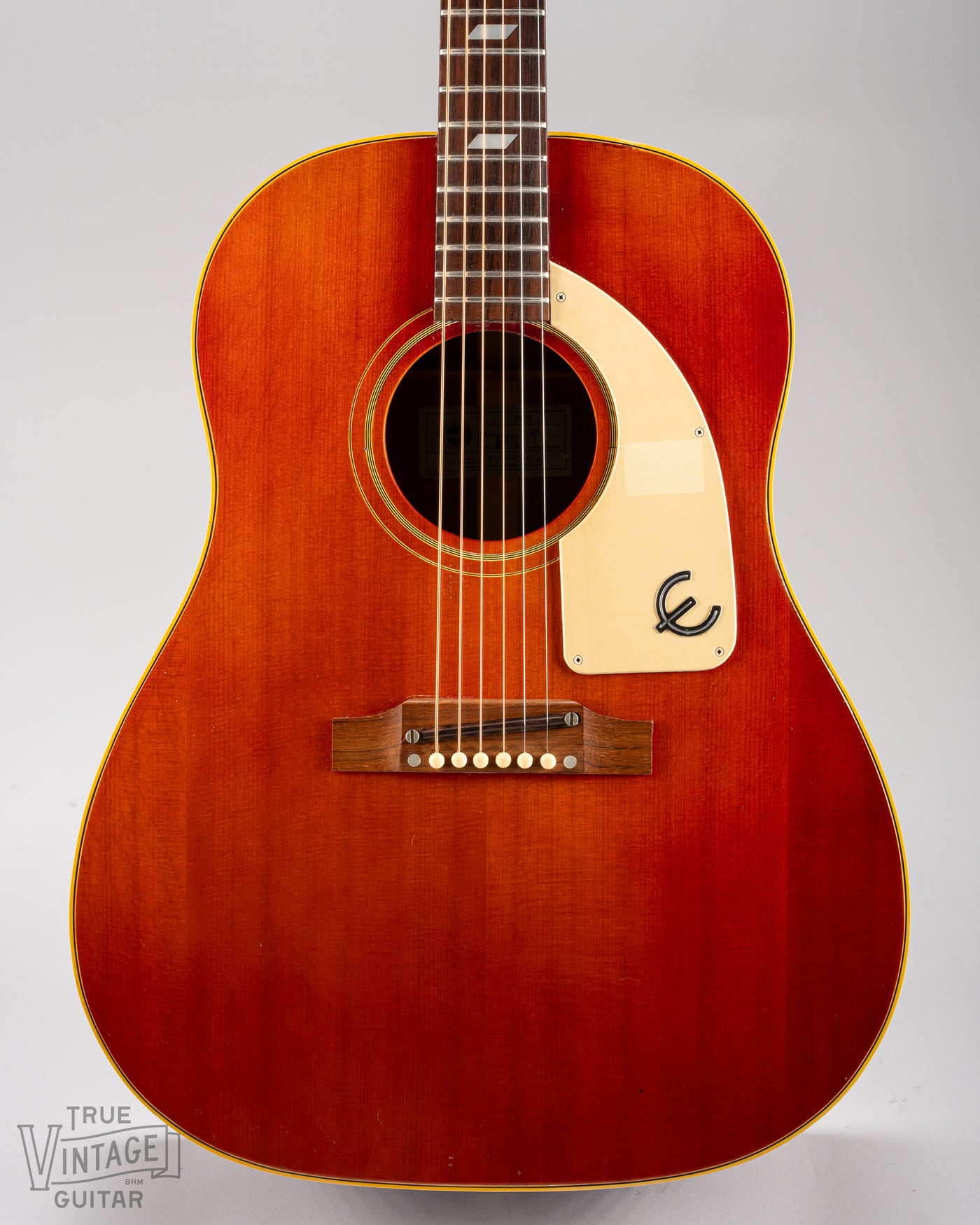 1968 Epiphone FT-79 Texan Cherry Red – True Vintage Guitar