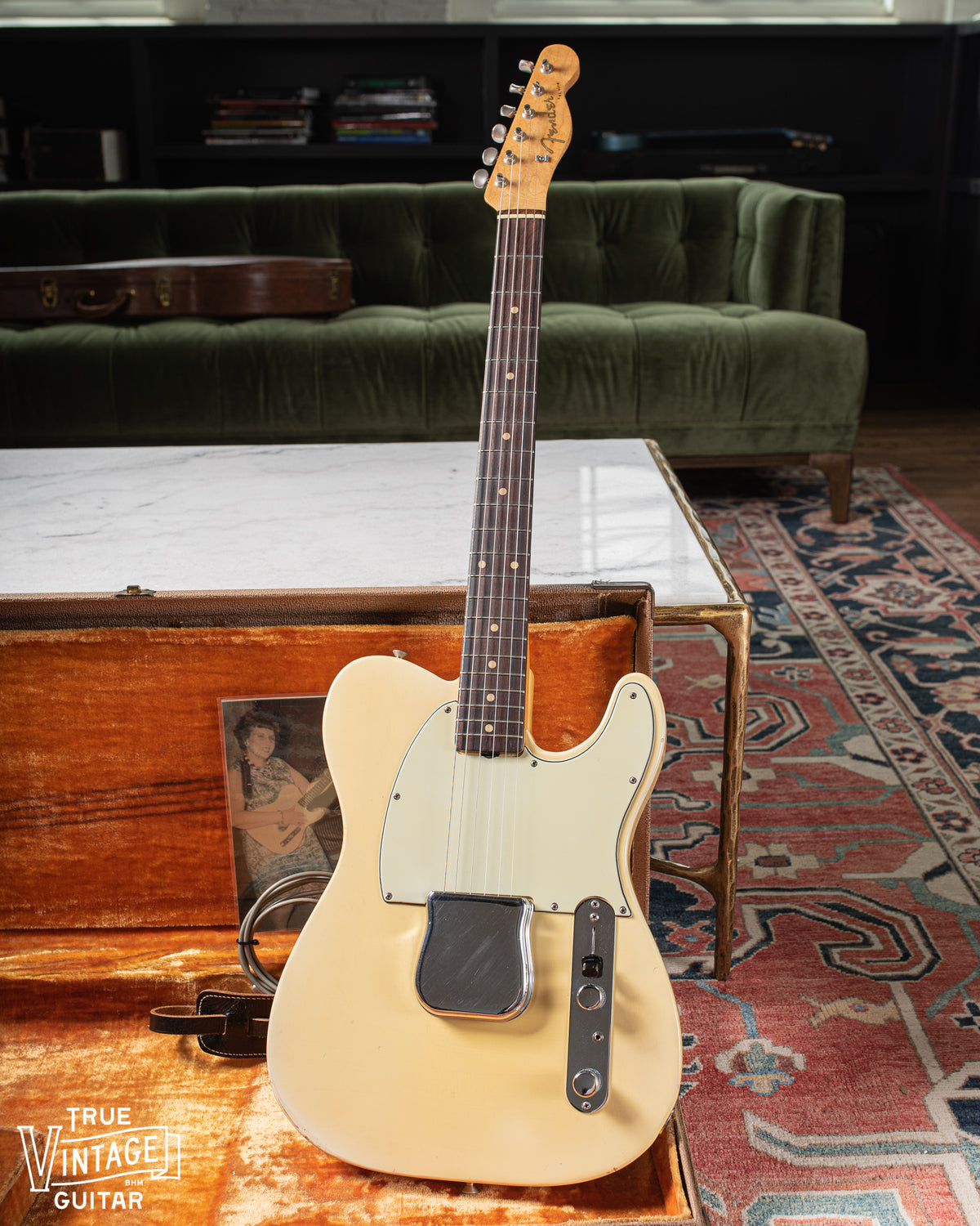 Fender Esquire 1960 Blond Nitrate Pickguard – True Vintage Guitar