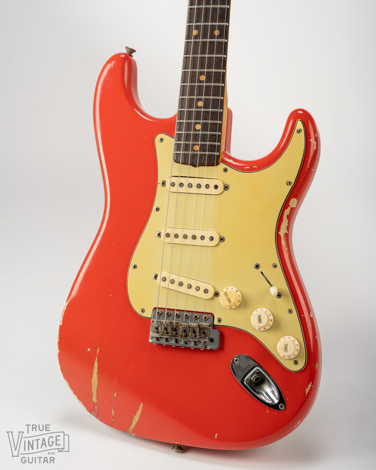 1962 Fender Stratocaster Fiesta Red – True Vintage Guitar