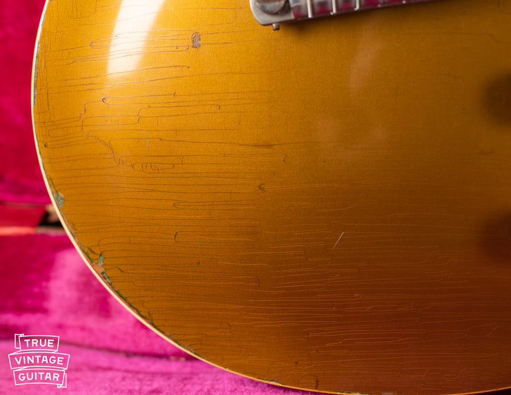 Vintage 1954 Gibson Les Paul Model (goldtop) electric guitar – True ...