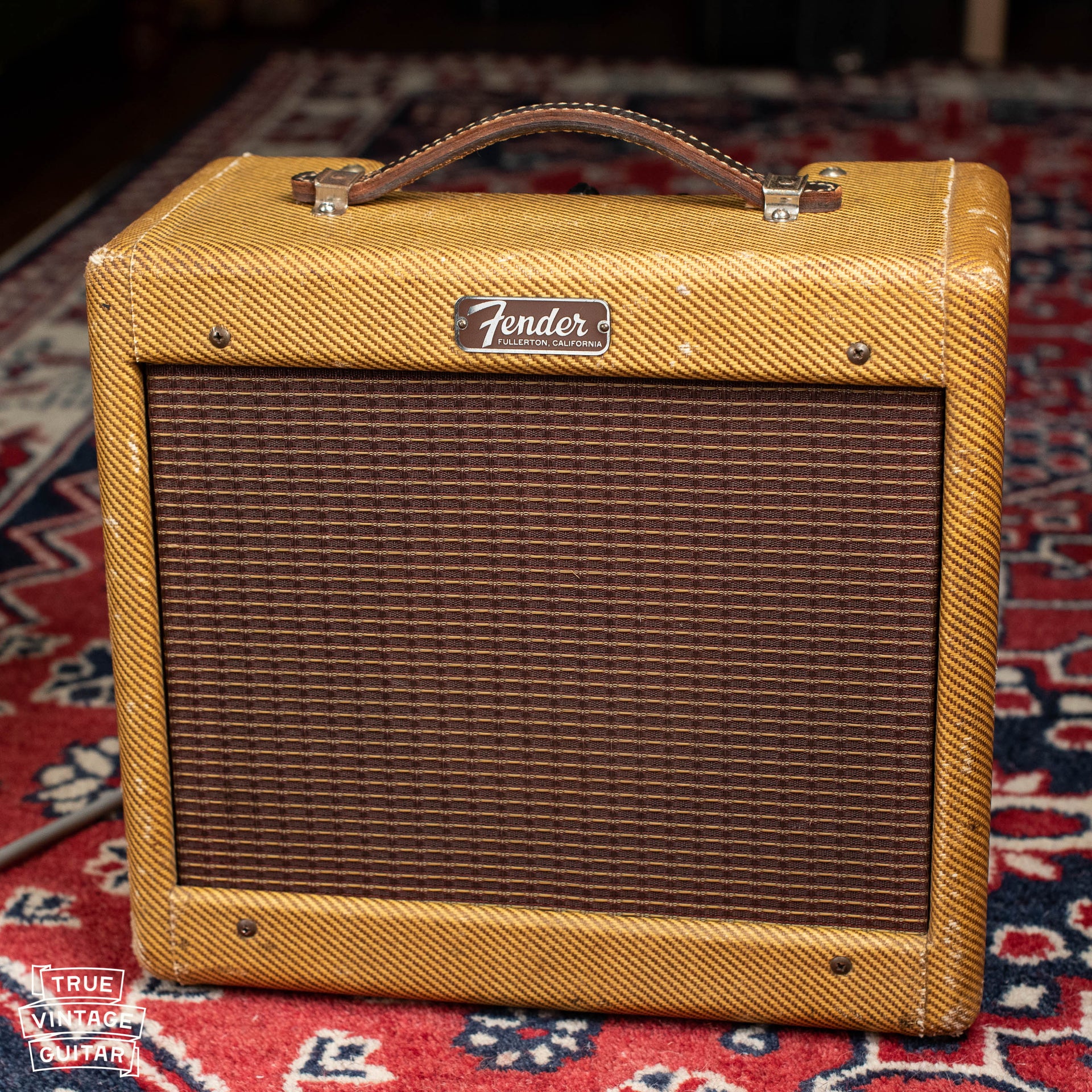 1957 Fender Champ-Amp Tweed 5F1, 6" – True Vintage Guitar