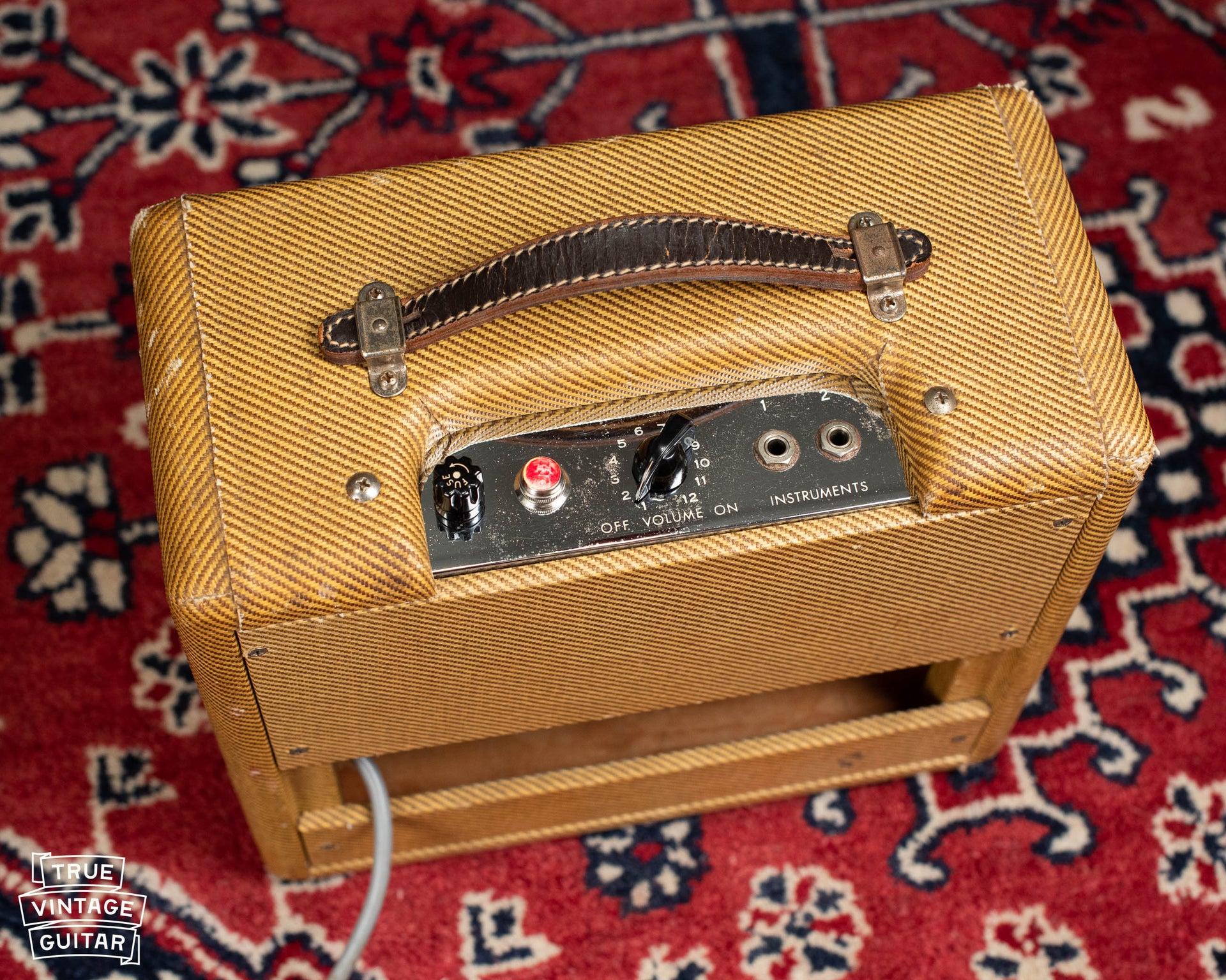 1957 Fender Champ-Amp Tweed 5F1, 6" – True Vintage Guitar