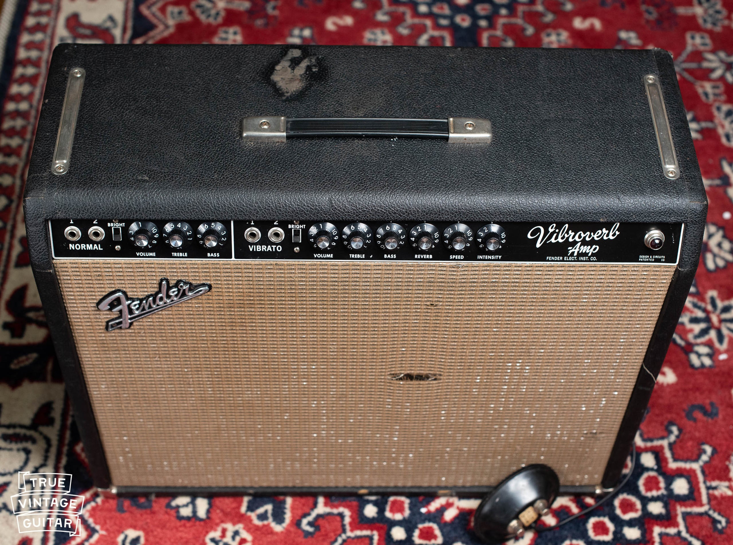1964 Fender Vibroverb Amp – True Vintage Guitar