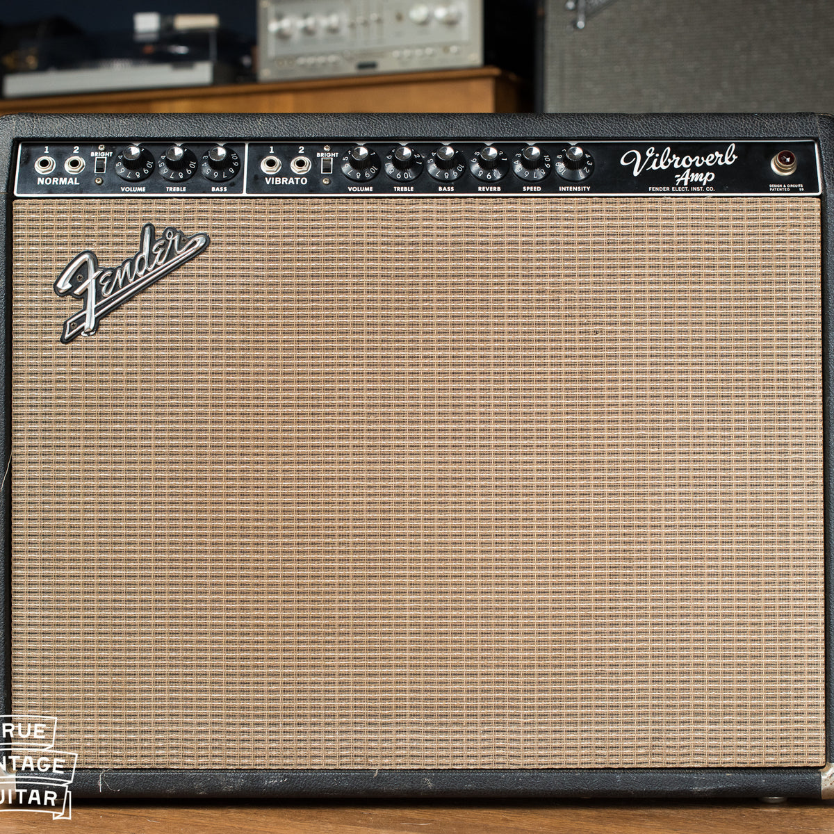 1964 Fender Vibroverb vintage guitar amplifier – True Vintage Guitar