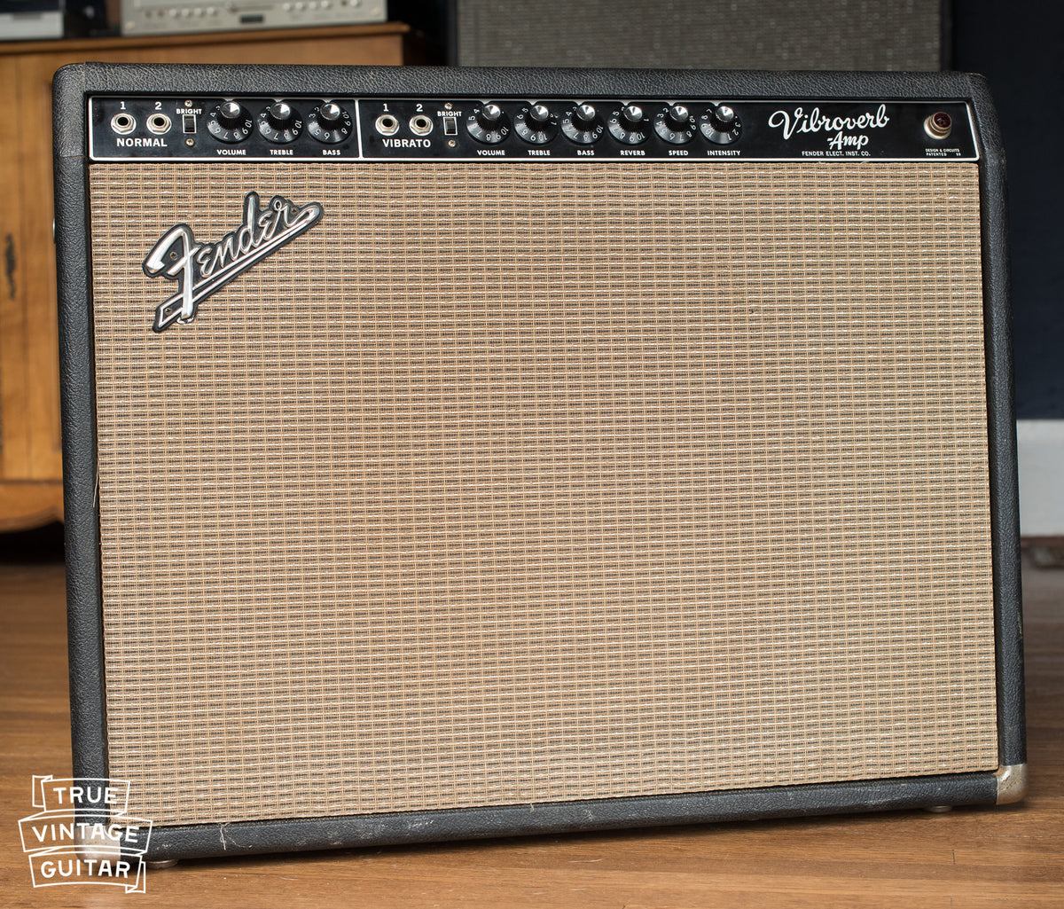 1964 Fender Vibroverb vintage guitar amplifier – True Vintage Guitar