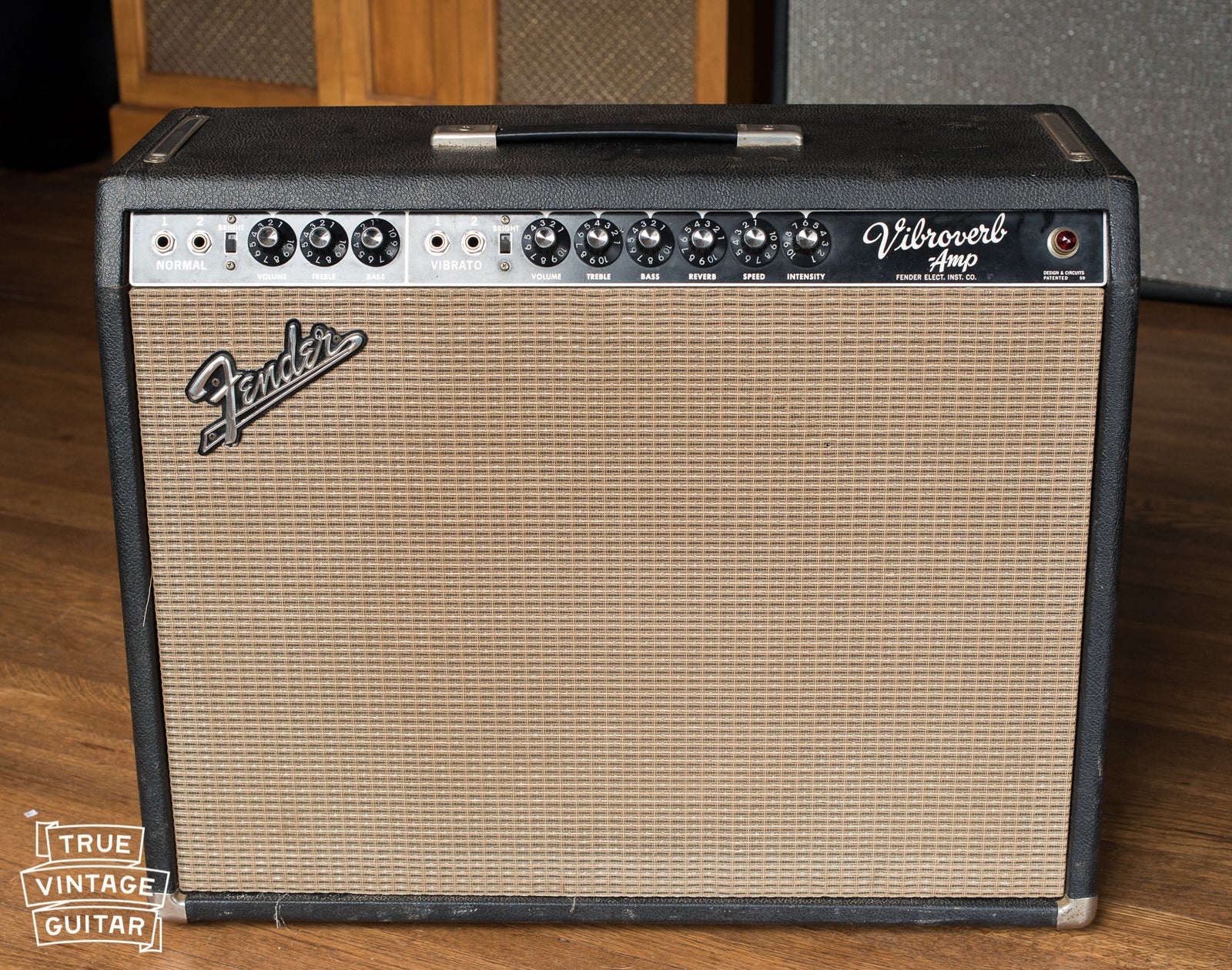 1964 Fender Vibroverb vintage guitar amplifier – True Vintage Guitar