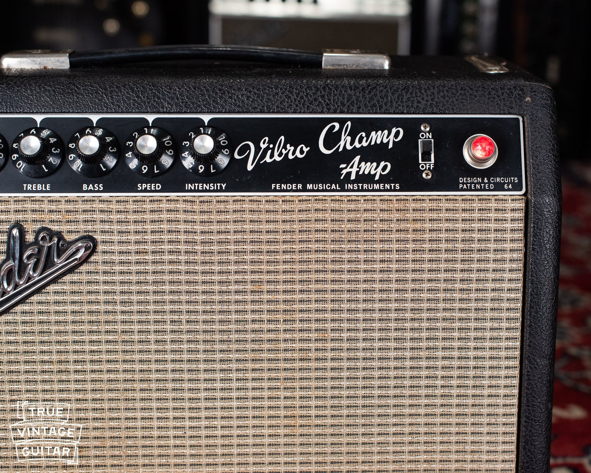 1967 Fender Vibro Champ~Amp guitar amplifier – True Vintage Guitar