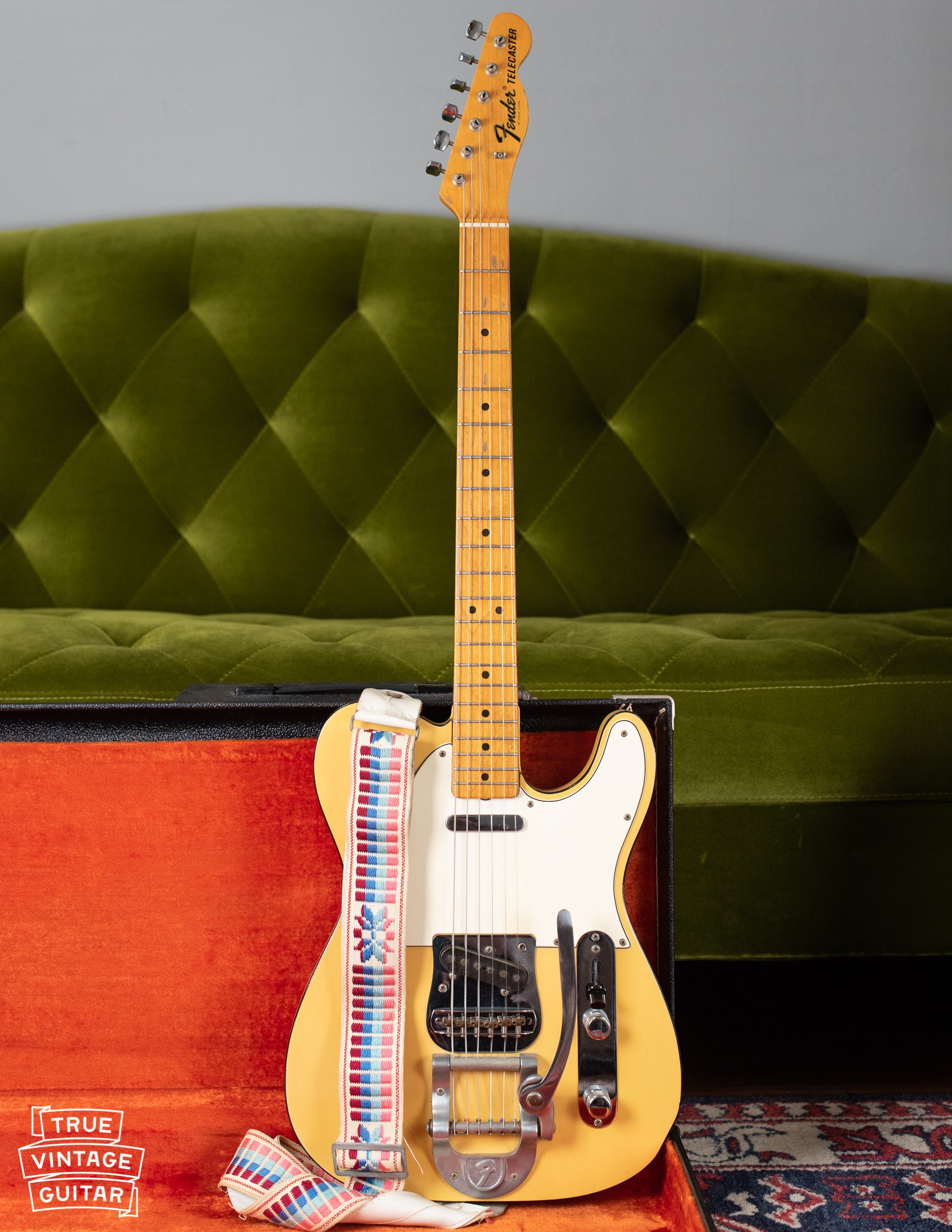 1968 Fender Telecaster Custom Blond Black Binding – True 1968 Fender Telecaster Custom Blond Black Binding – True