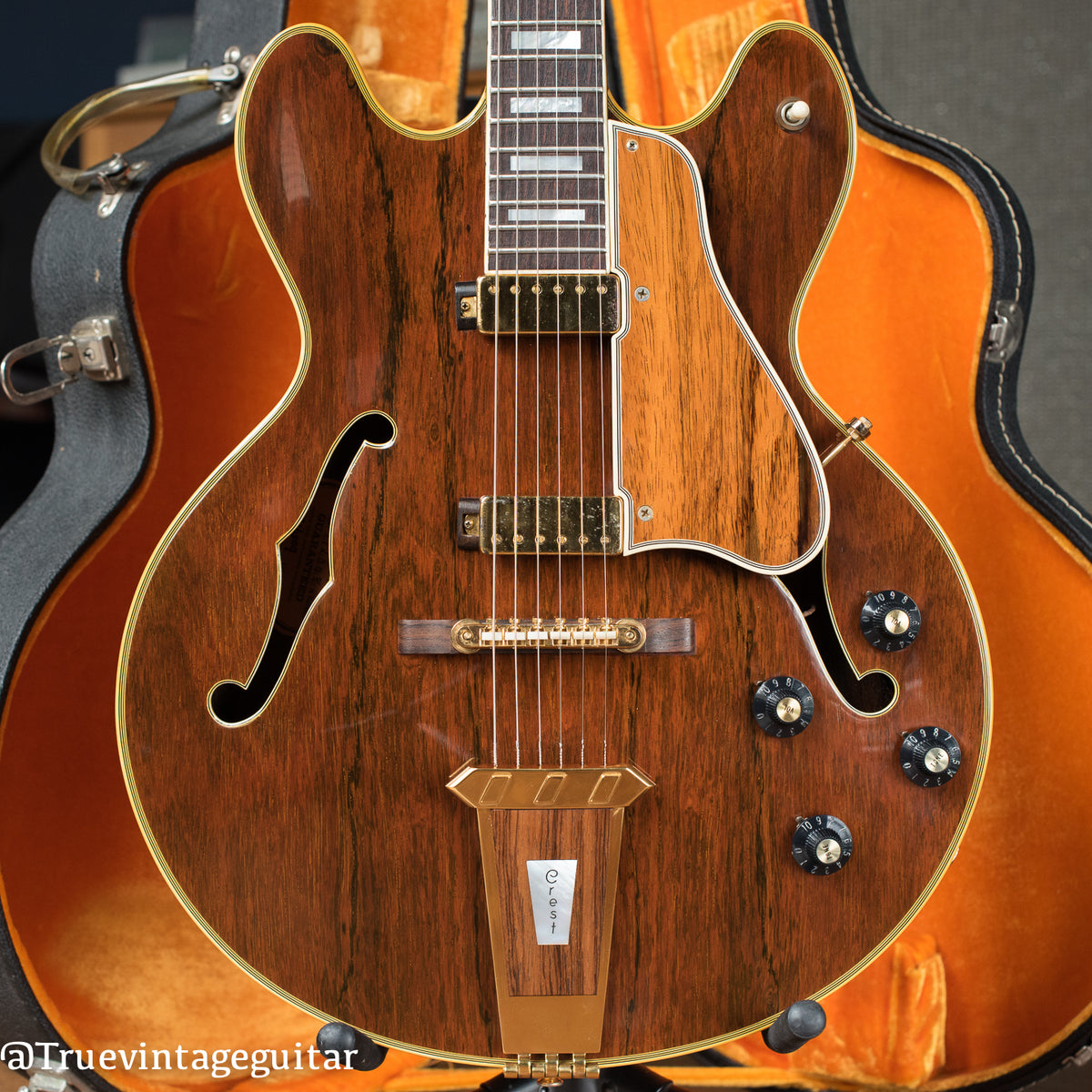 Vintage 1970 Gibson Crest Gold guitar – True Vintage Guitar
