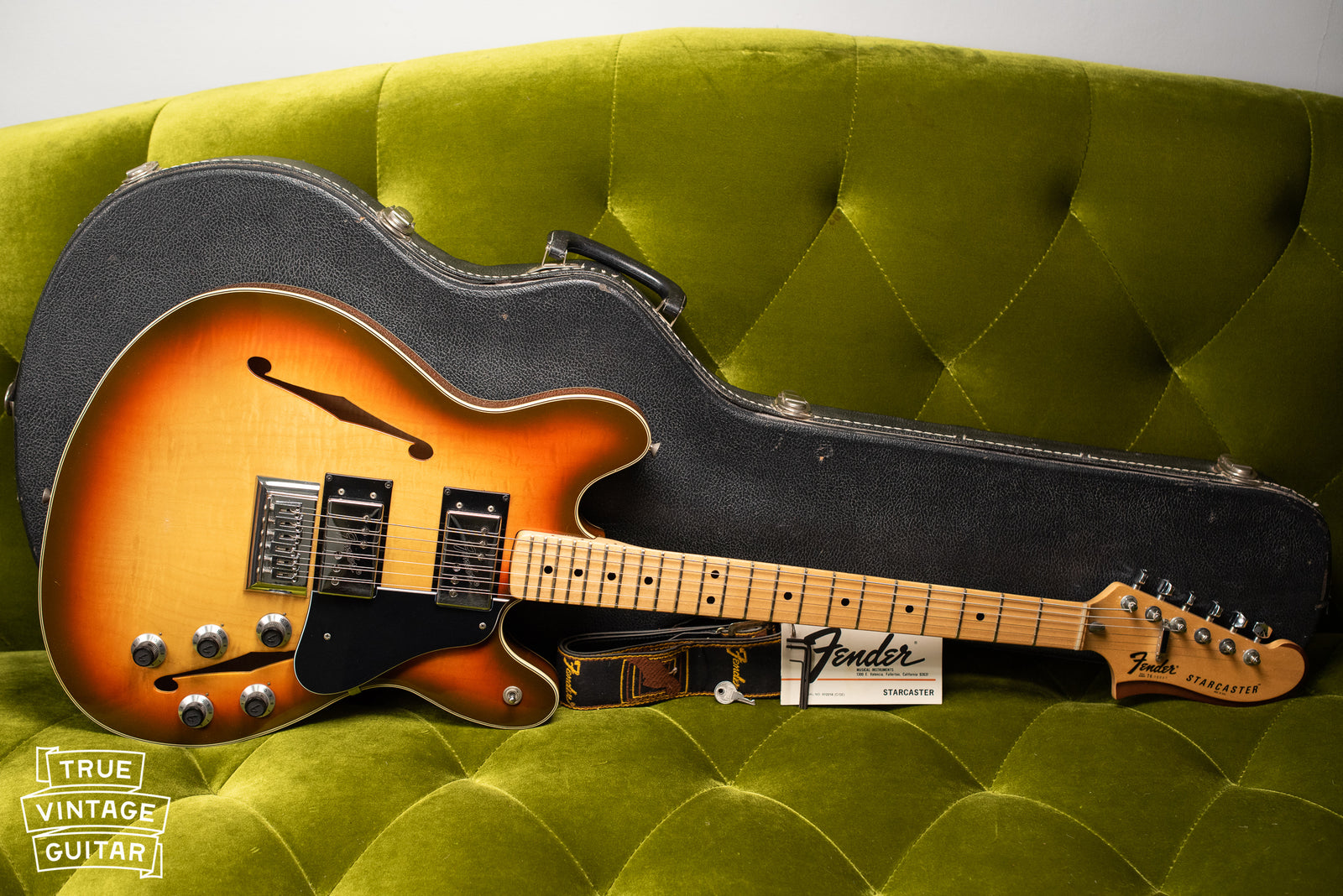 1976 Fender Starcaster Sunburst – True Vintage Guitar