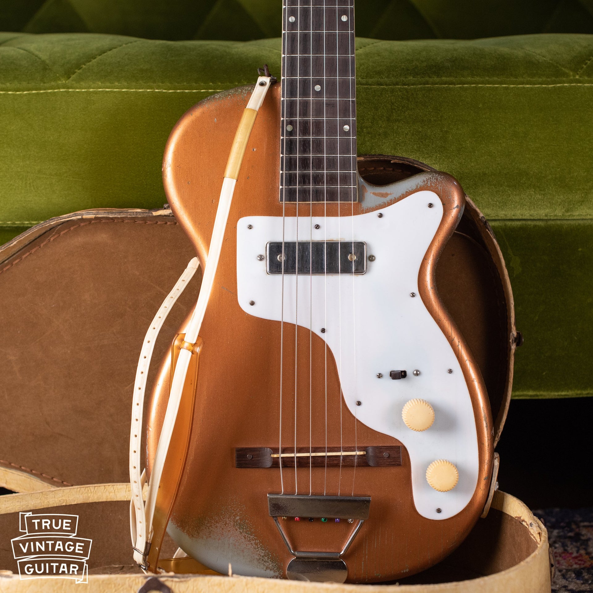 Vintage 1953 Harmony H44 Stratotone electric guitar – True Vintage Guitar