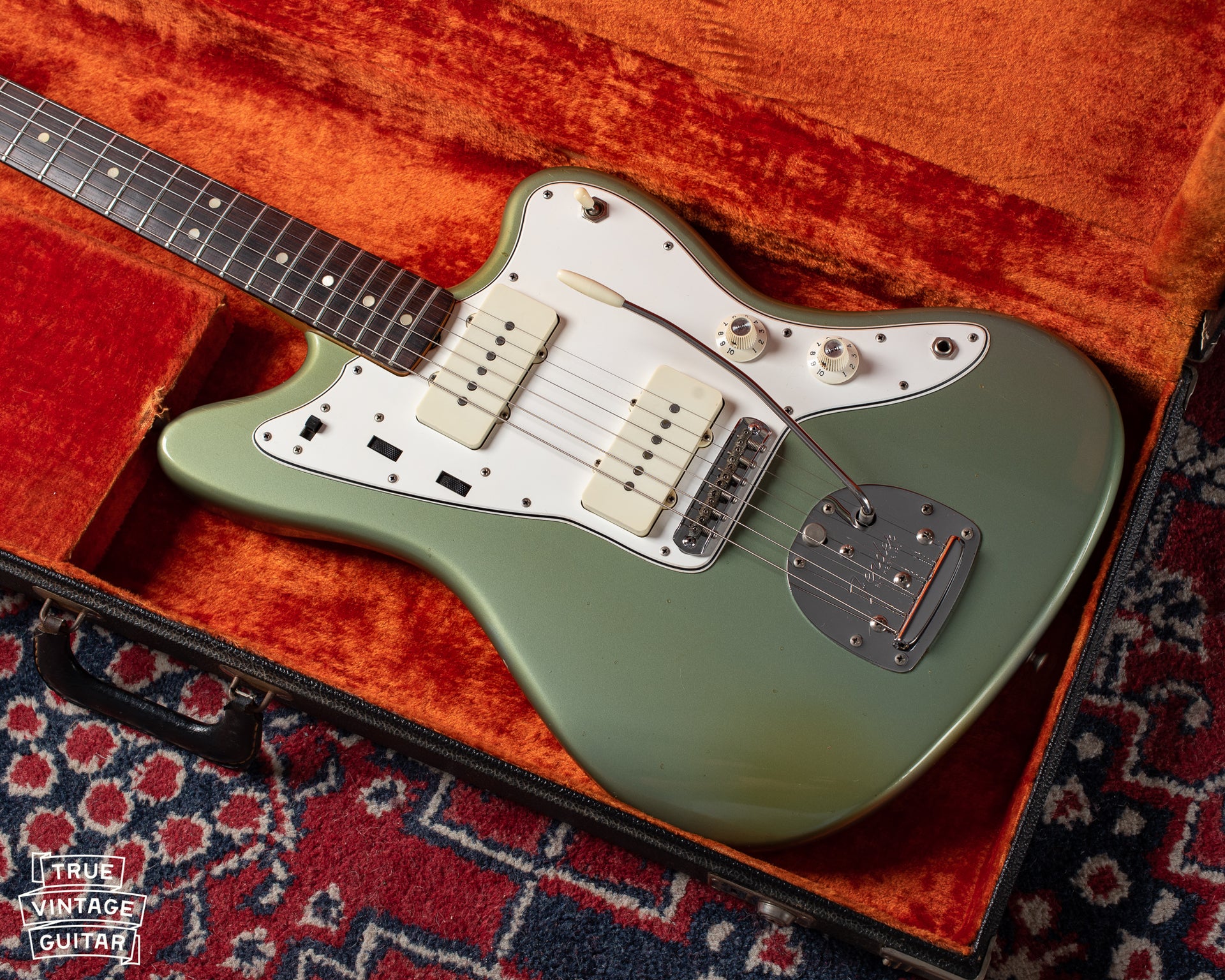 1965 Fender Jazzmaster Blue Ice Metallic – True Vintage Guitar