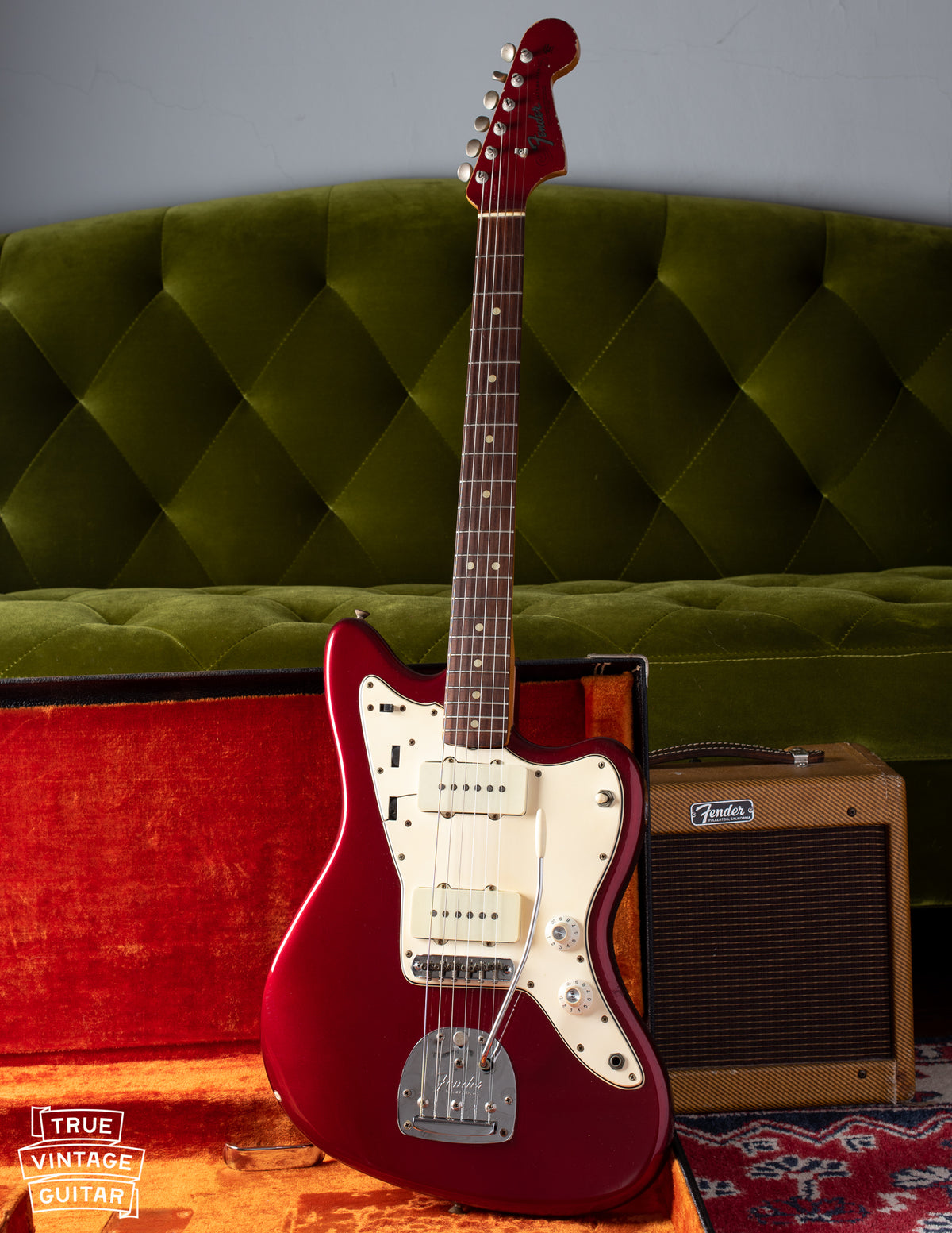 Fender Jazzmaster 1965 Candy Apple Red – True Vintage Guitar